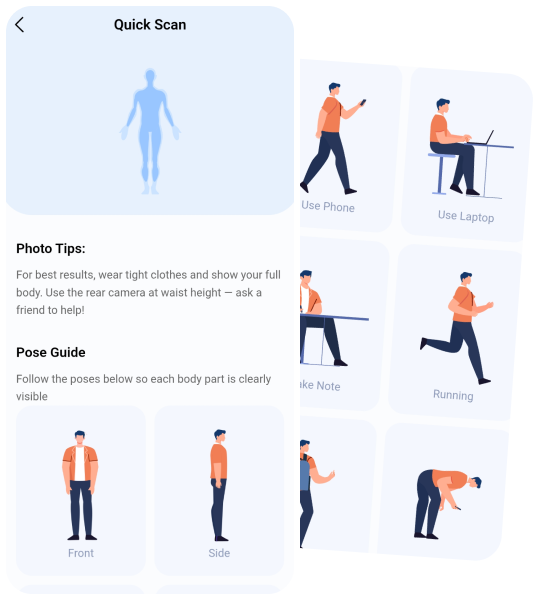 PoseAlign – AI Posture Screening App | Instant Posture Analysis
